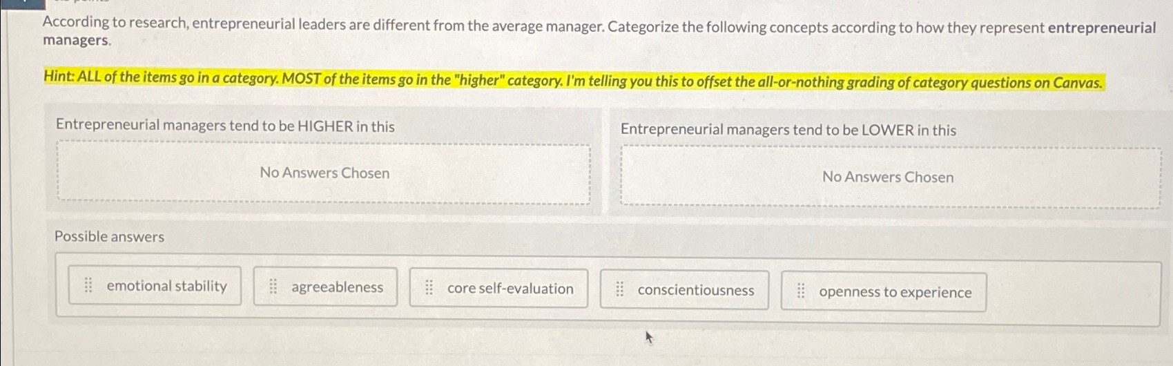 Solved According to research, entrepreneurial leaders are | Chegg.com