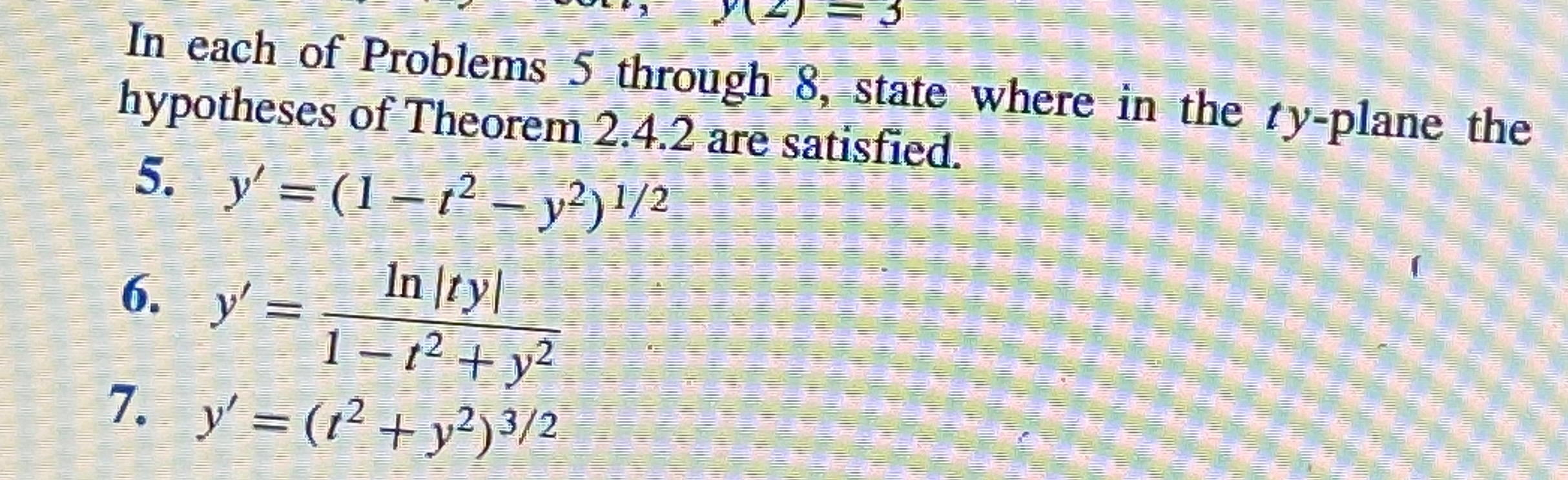 Solved In Each Of Problems 5 ﻿through 8 ﻿state Where In