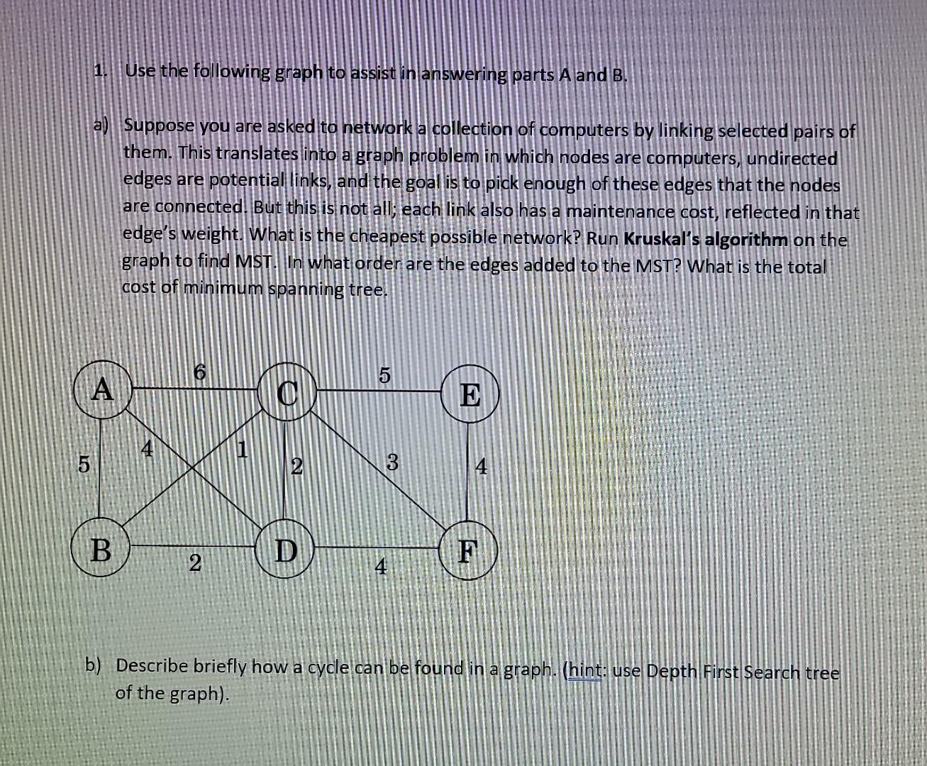Solved Please, please help me solve parts A and B for this | Chegg.com