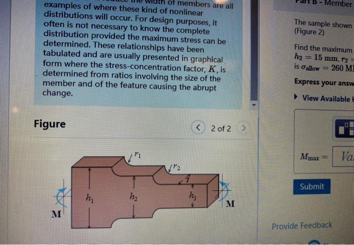 Solved DS Part A - Member with Notched To understand how to | Chegg.com