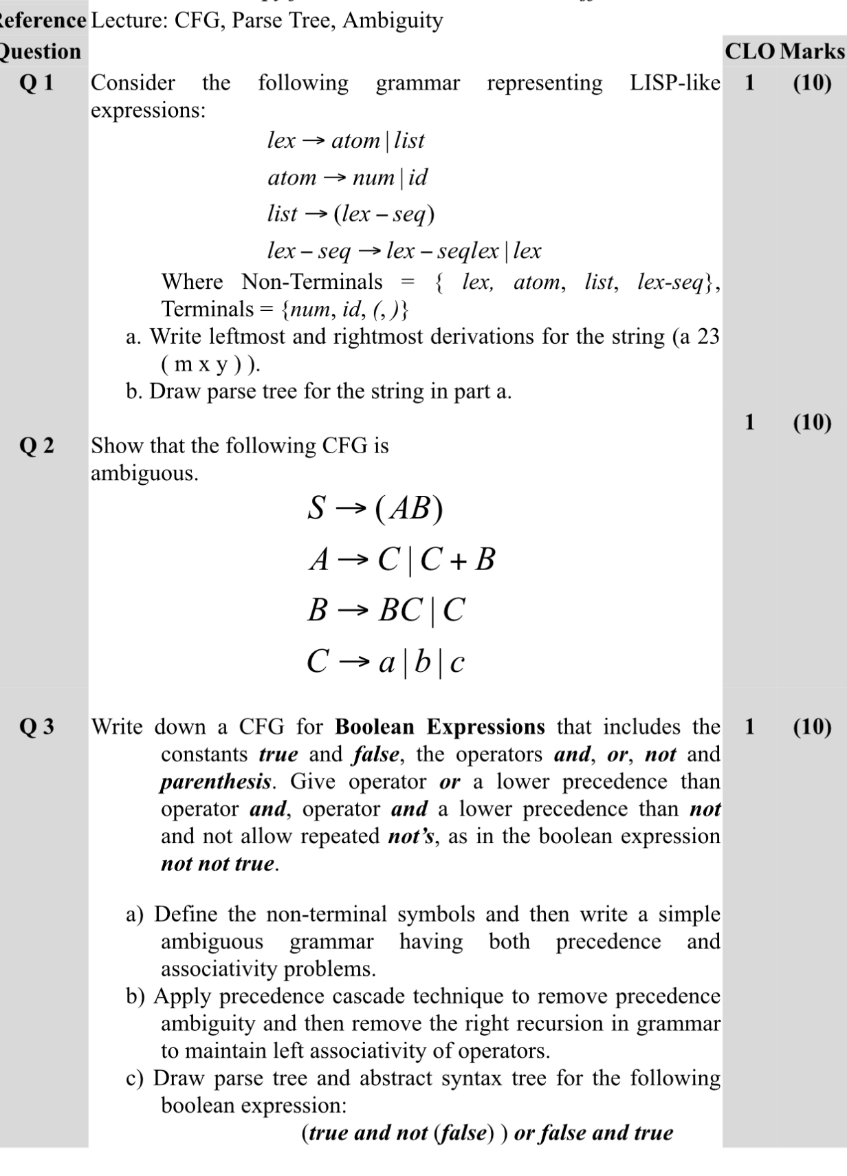 Solved Write down answers of the following questions | Chegg.com