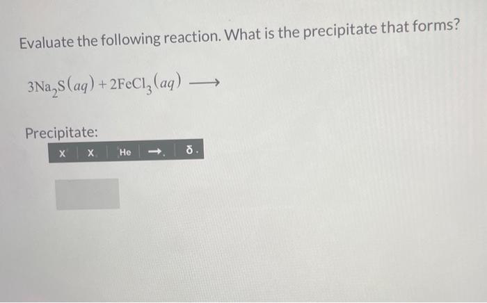 Solved Evaluate The Following Reaction What Is The