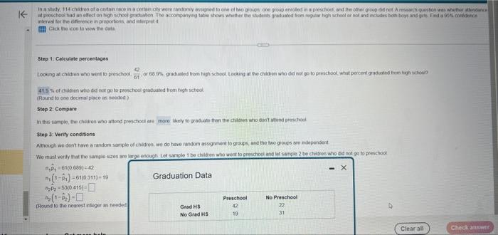 Solved Clok the kon in view mete diata Step 1: Calculate | Chegg.com
