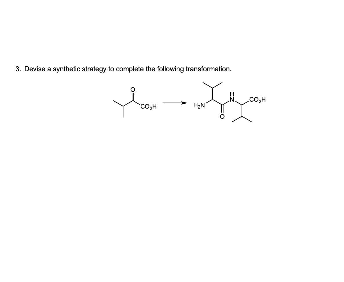 Solved Devise a synthetic strategy to complete the following | Chegg.com