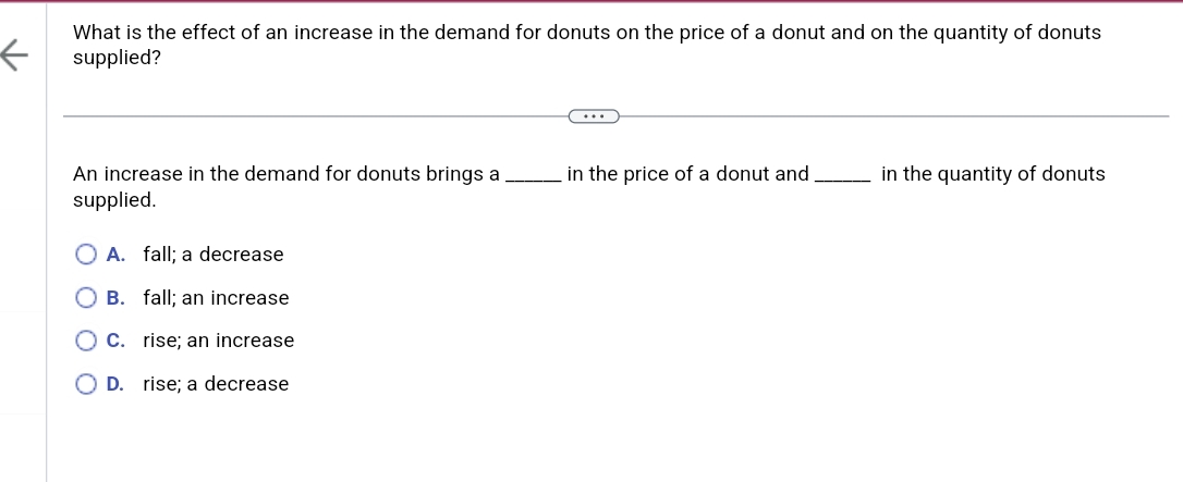 Solved What is the effect of an increase in the demand for | Chegg.com