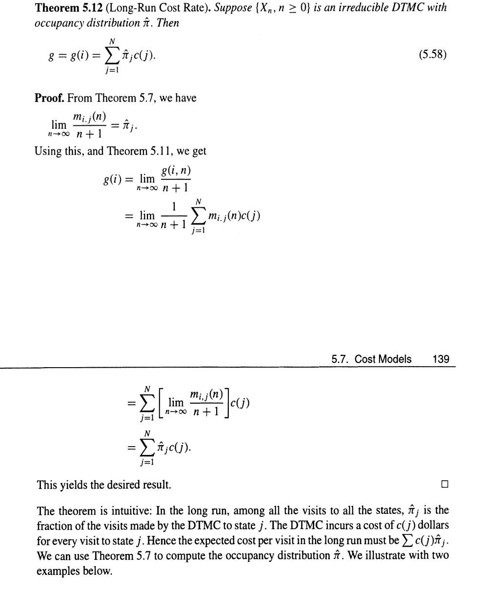 5.19. Here is another useful cost model: the system | Chegg.com