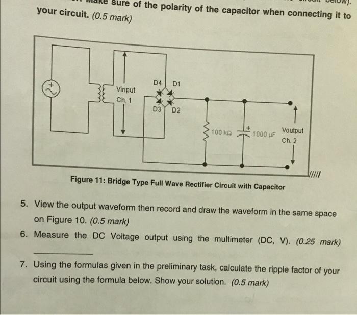 Replace the capacitor's value with 470uF. | Chegg.com