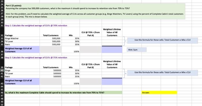Solved please answer ONLY in excel formula. please formulate | Chegg.com