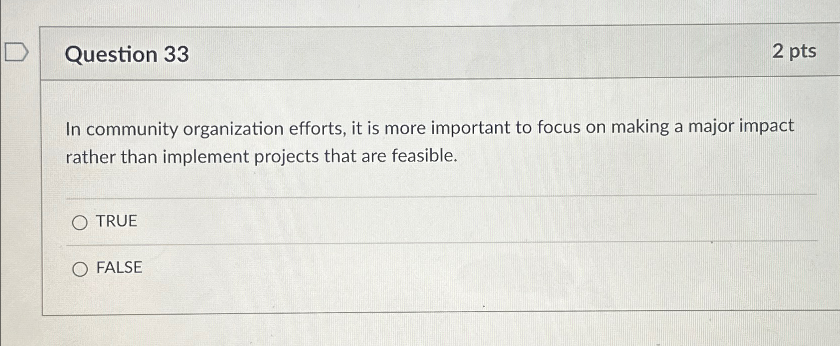 Solved Question 332 ﻿ptsIn community organization efforts, | Chegg.com