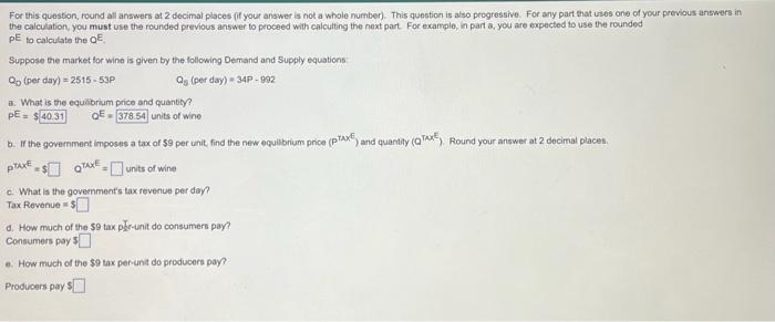 Solved For this question, round all answers at 2 decimal | Chegg.com