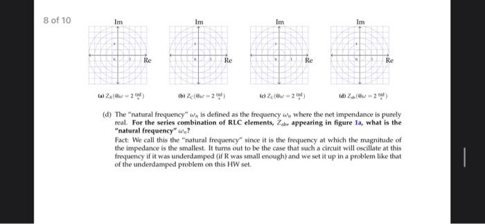Solved 1 F 1.50 IH (a) Three components in series (b) Vector | Chegg.com