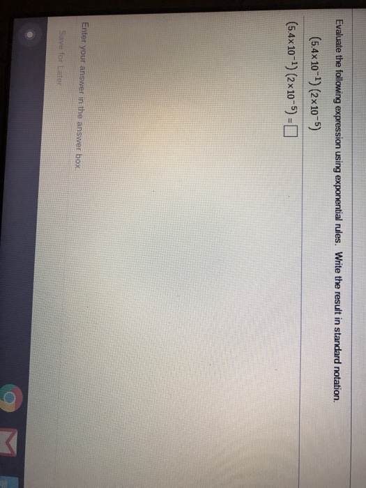 Solved Evaluate the following expression using exponential | Chegg.com