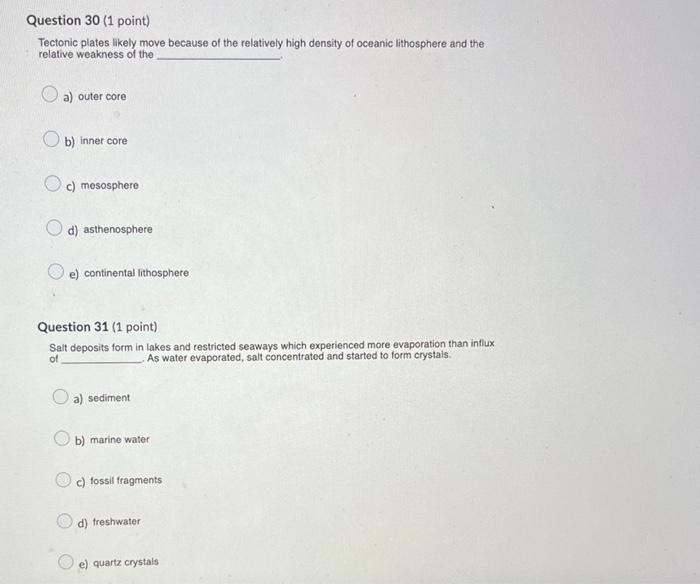 Solved What is the mode of preservation of the fossils in | Chegg.com