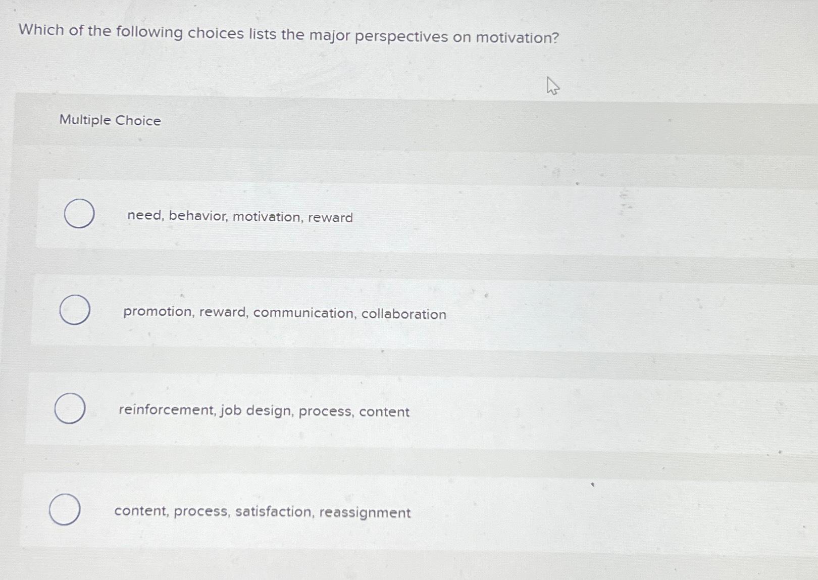 Solved Which of the following choices lists the major | Chegg.com