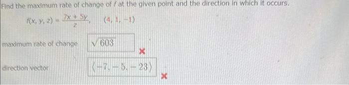 Solved Find the maximum rate of change of f at the given | Chegg.com