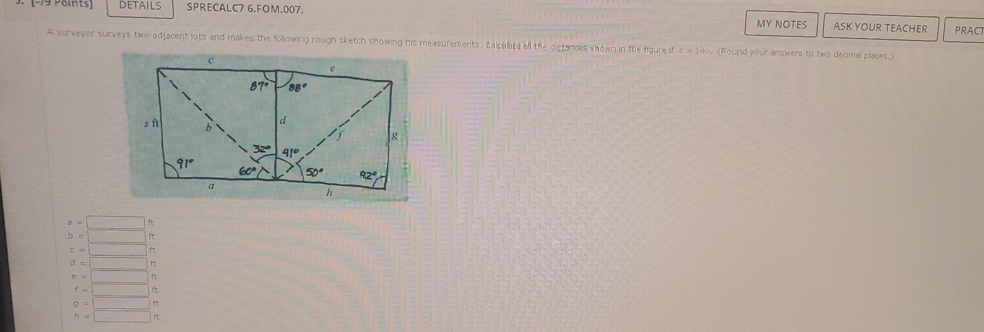 Solved ASK YOUR TEACHER PRACTICE AN To measure the height of | Chegg.com