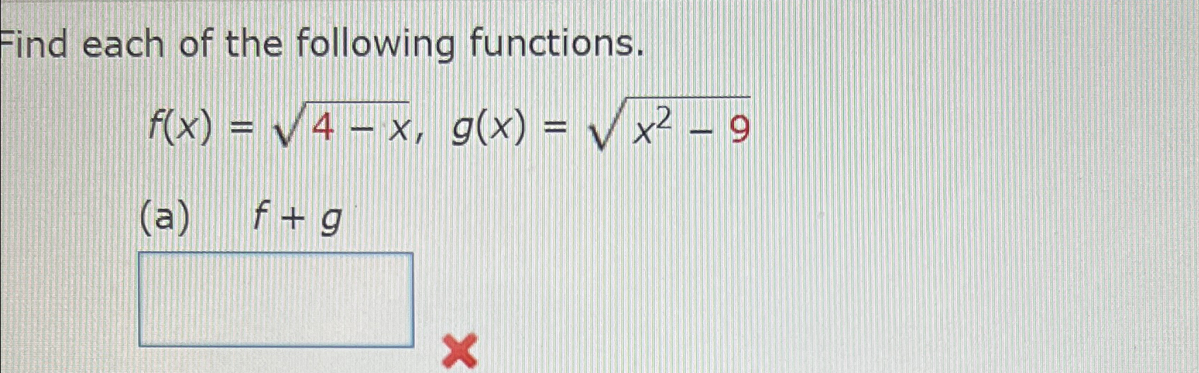Solved Find each of the following | Chegg.com