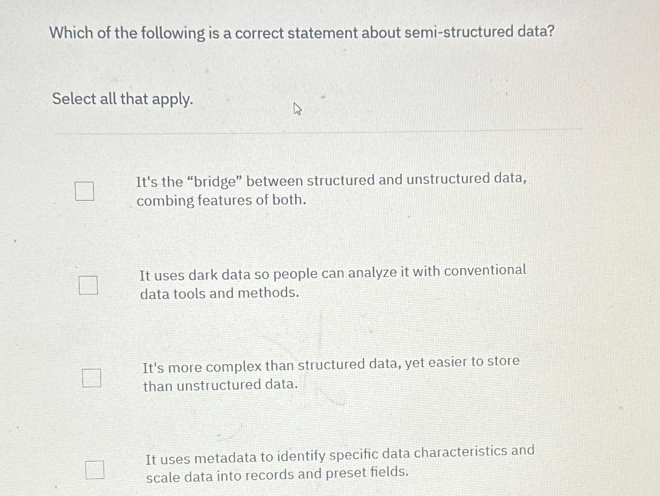 Solved Which of the following is a correct statement about | Chegg.com