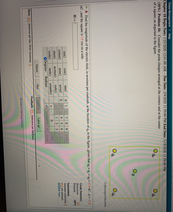 Solved Class Management | Help Chapter 18 Begin Date: | Chegg.com