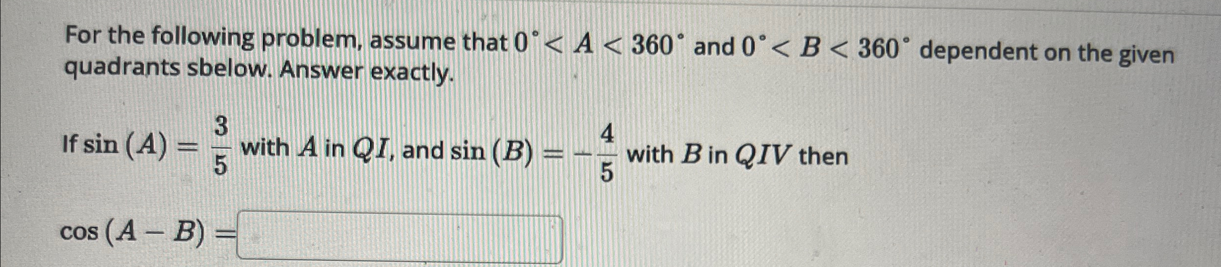 Solved For the following problem, assume that | Chegg.com