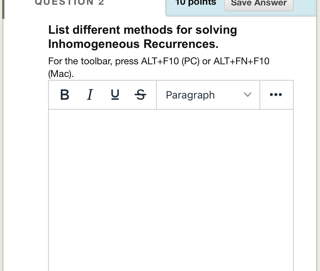 Solved List different methods for solving Inhomogeneous | Chegg.com