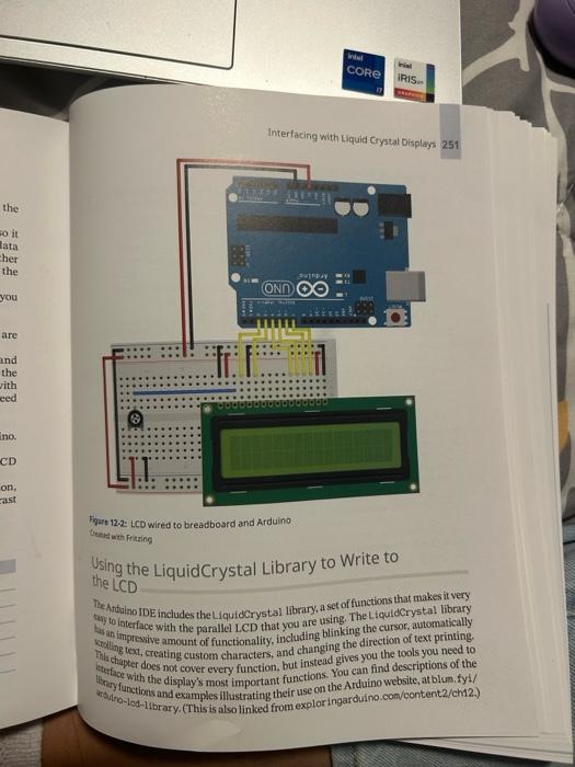 Solved Interfacing with Liquid Crystat Displays 251 गन्रe | Chegg.com