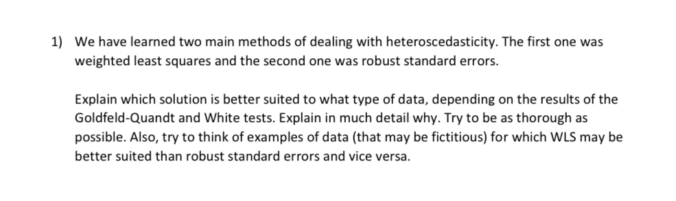Solved We have learned two main methods of dealing with | Chegg.com