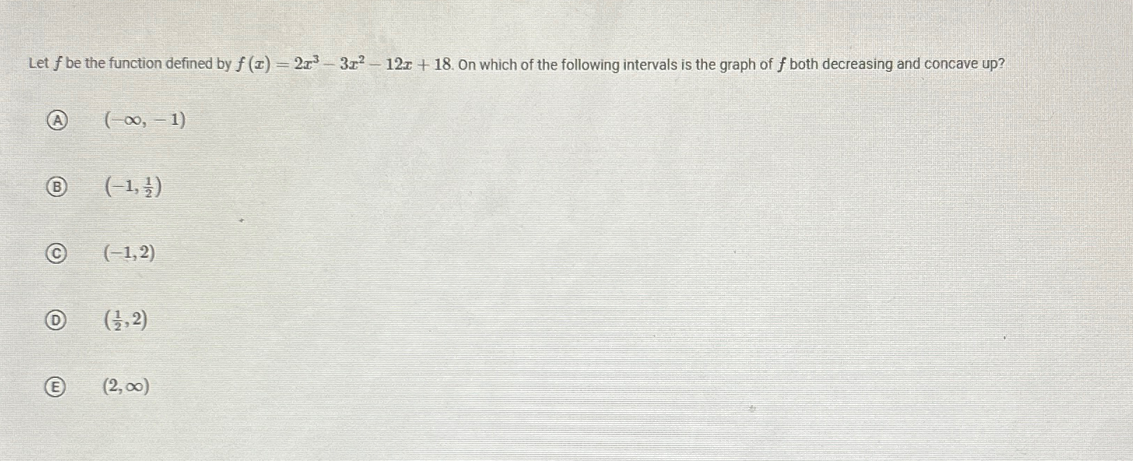 Solved Let f ﻿be the function defined by | Chegg.com