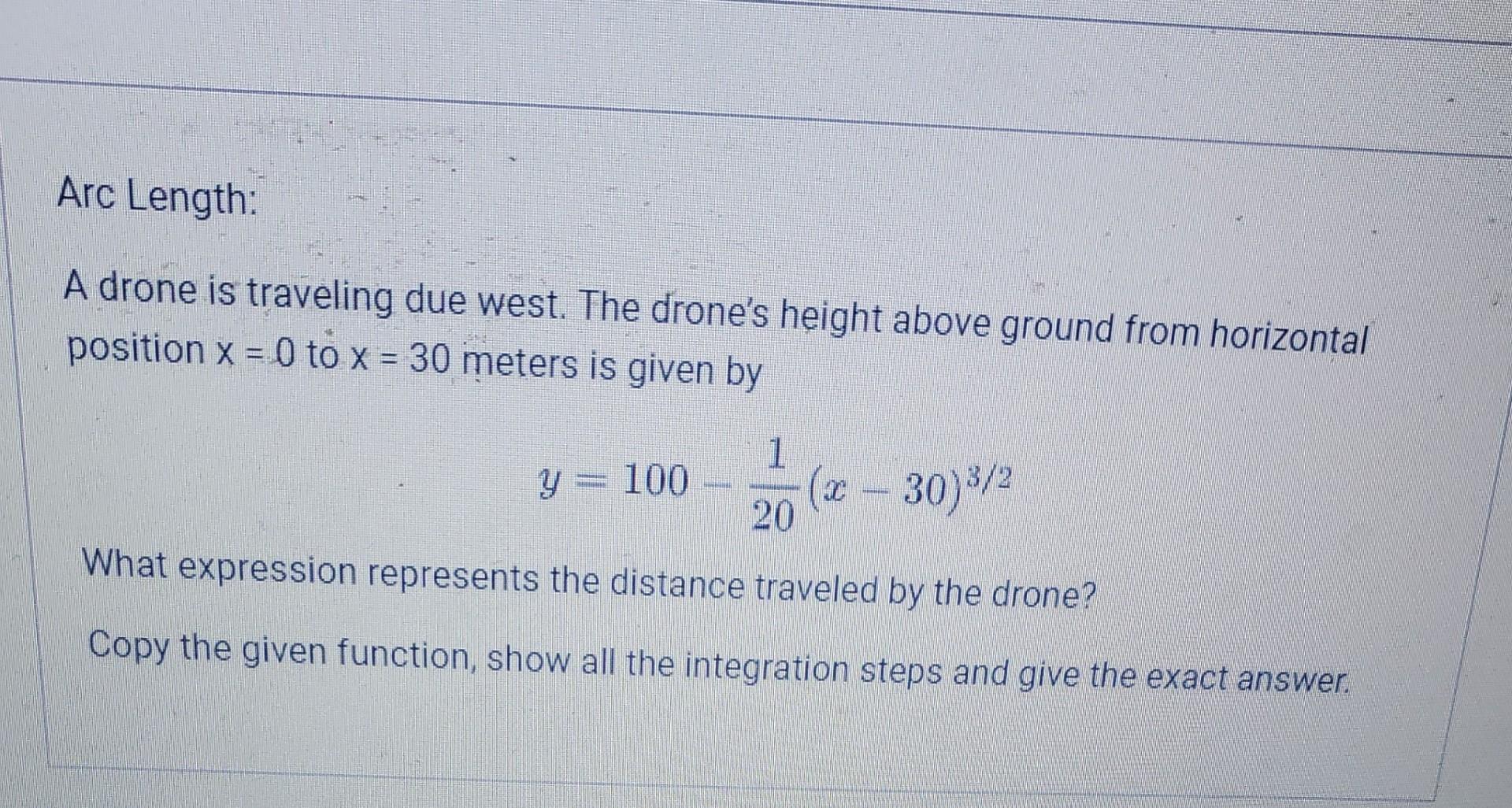 Solved A drone is traveling due west. The drone's height | Chegg.com