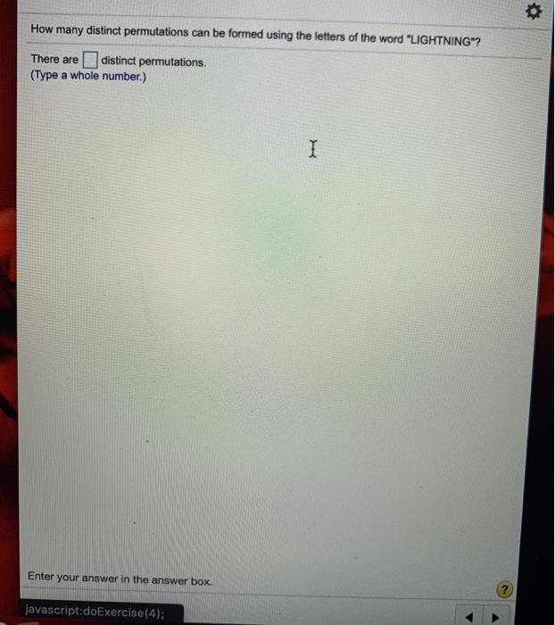 Solved $ How many distinct permutations can be formed using | Chegg.com
