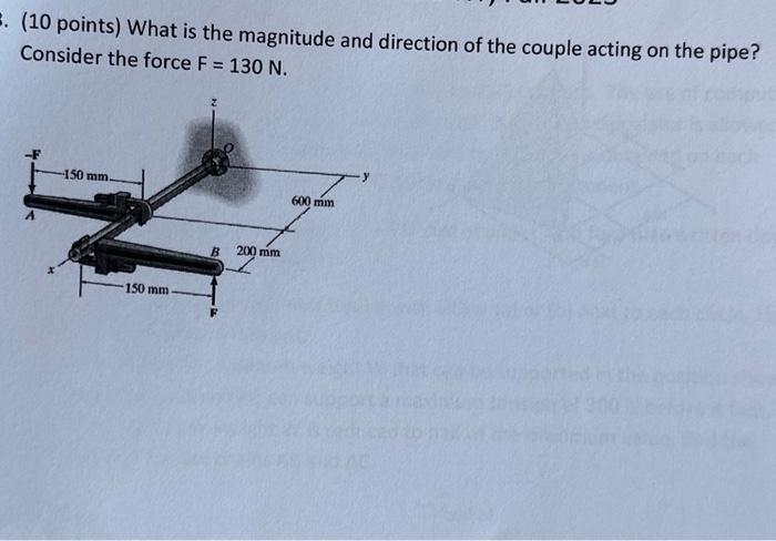 Solved 3. (10 points) What is the magnitude and direction of | Chegg.com