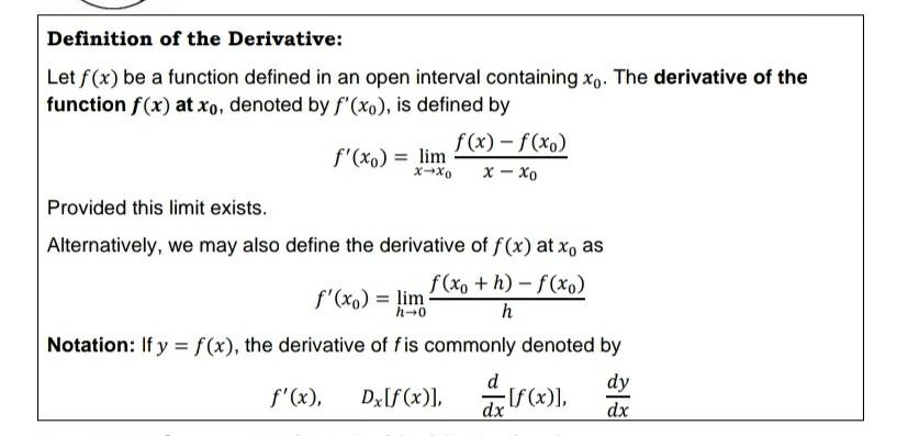 Solved For each function, find the indicated derivate using | Chegg.com