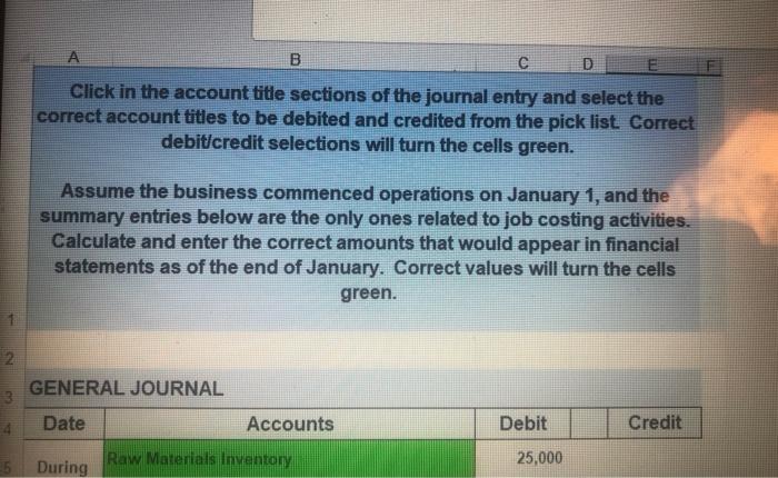 Solved Click in the account title sections of the journal | Chegg.com