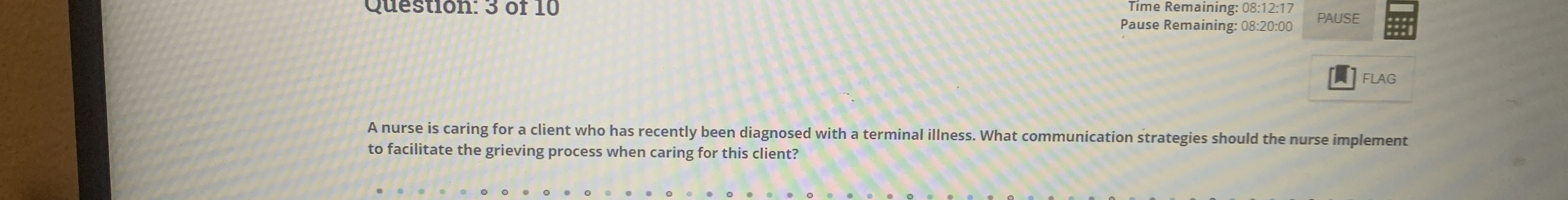 Solved Time Remaining: 08:12:17Pause Remaining: | Chegg.com