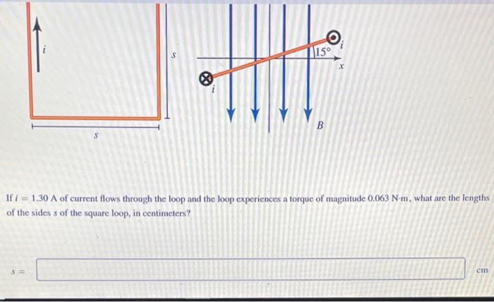 Solved A wire loop with 30 turns is formed into a square | Chegg.com