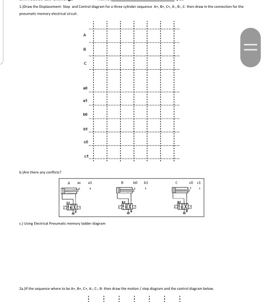 1.Draw the Displacement Step and Control diagram for | Chegg.com