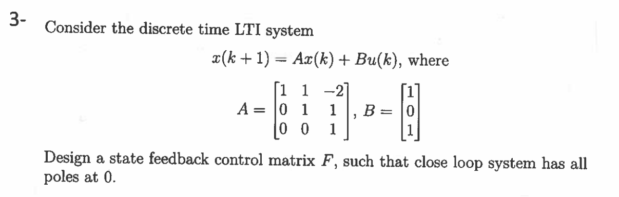 Solved 3-Consider the discrete time LTI | Chegg.com