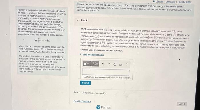 Solved Useful Conversion Factors Neutron Activation Is A