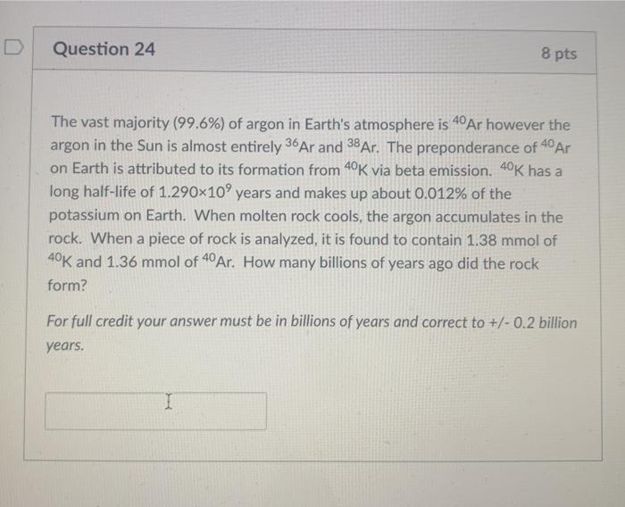 Solved D Question 24 8 pts The vast majority (99.6%) of | Chegg.com Solved D Question 24 8 pts The vast majority (99.6%) of | Chegg.com