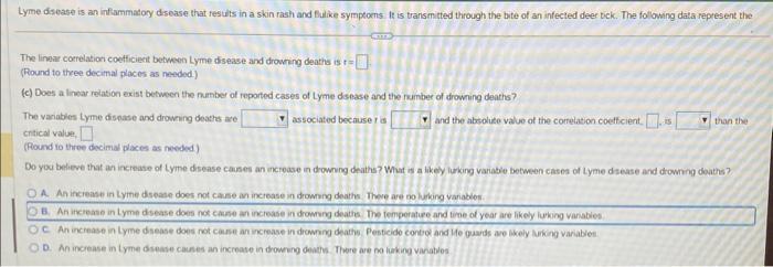 Lyme disease is an intiammatory dsease that results | Chegg.com