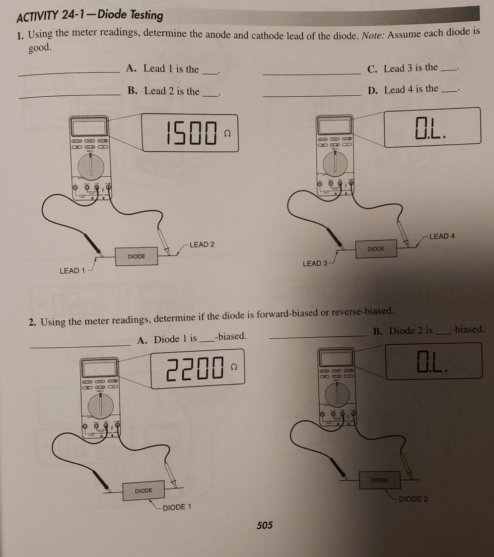 Solved 506 TROUBLESHOOTING ELECTRICAL/ELECTRONIC SYSTEMS 3. | Chegg.com
