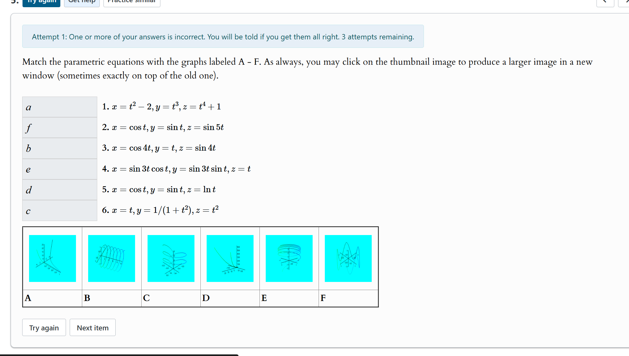 Solved Attempt 1: One or ﻿more of ﻿your answers is | Chegg.com