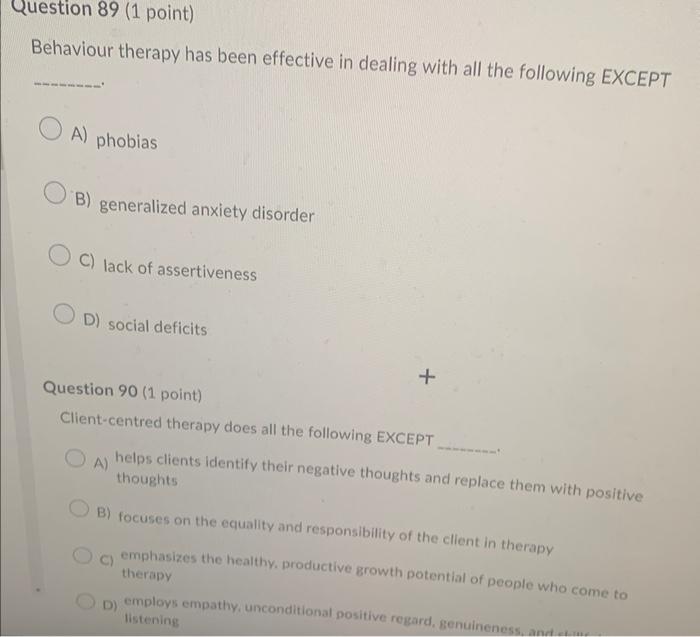 Solved According to your text, Beck believes that thinking | Chegg.com