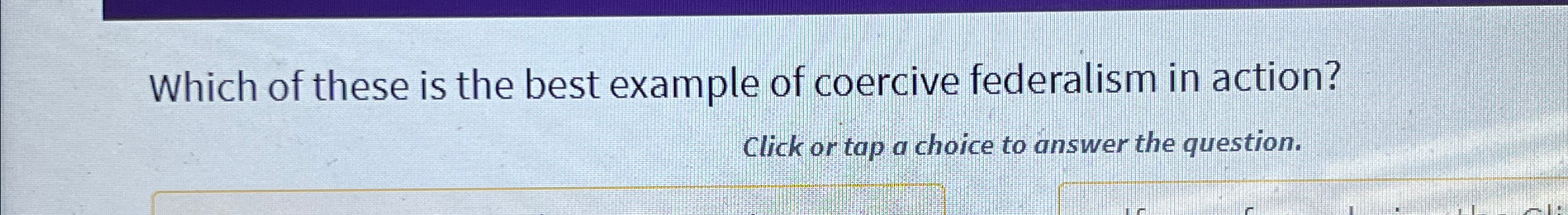 Solved Which of these is the best example of coercive | Chegg.com