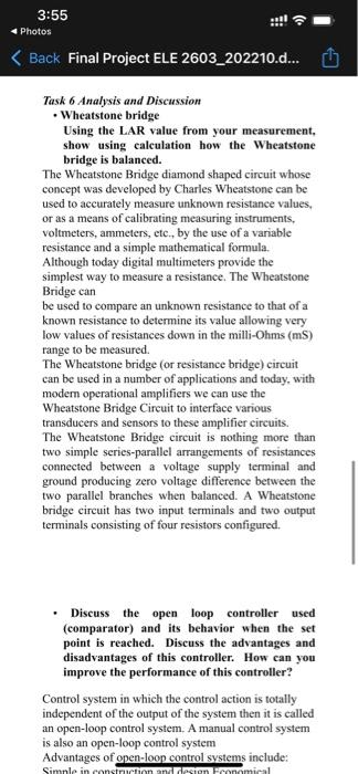 Solved Objective The objective of this project is to develop | Chegg.com