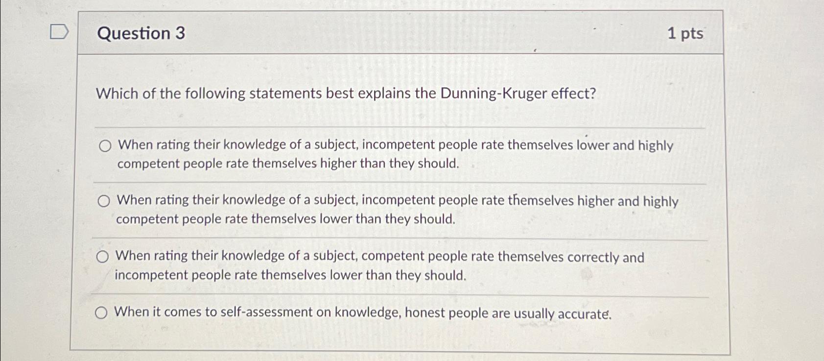 Solved Question 31 ﻿ptsWhich of the following statements | Chegg.com