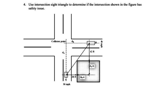 Solved 4. Use intersection sight triangle to determine if | Chegg.com