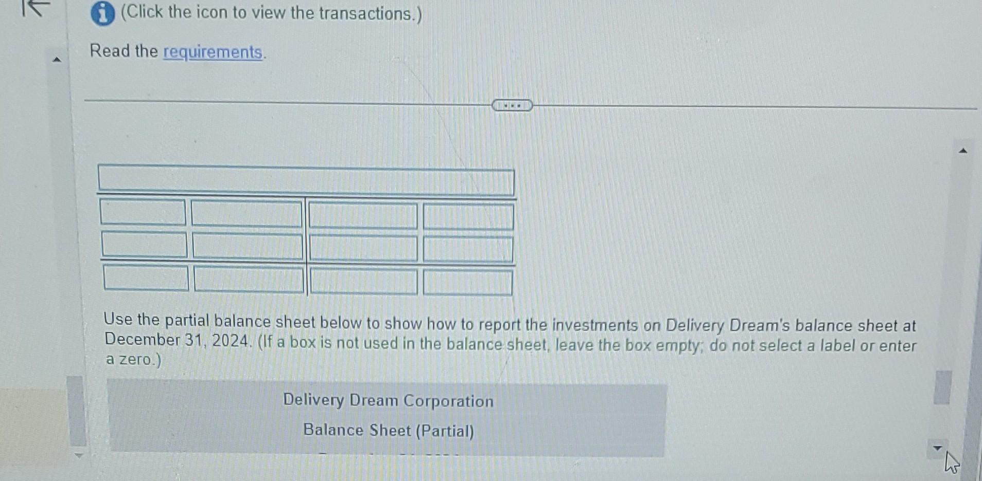 Solved Delivery Dream Corporation generated excess cash and | Chegg.com