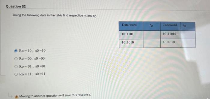 Solved Using the following data in the table find respective | Chegg.com