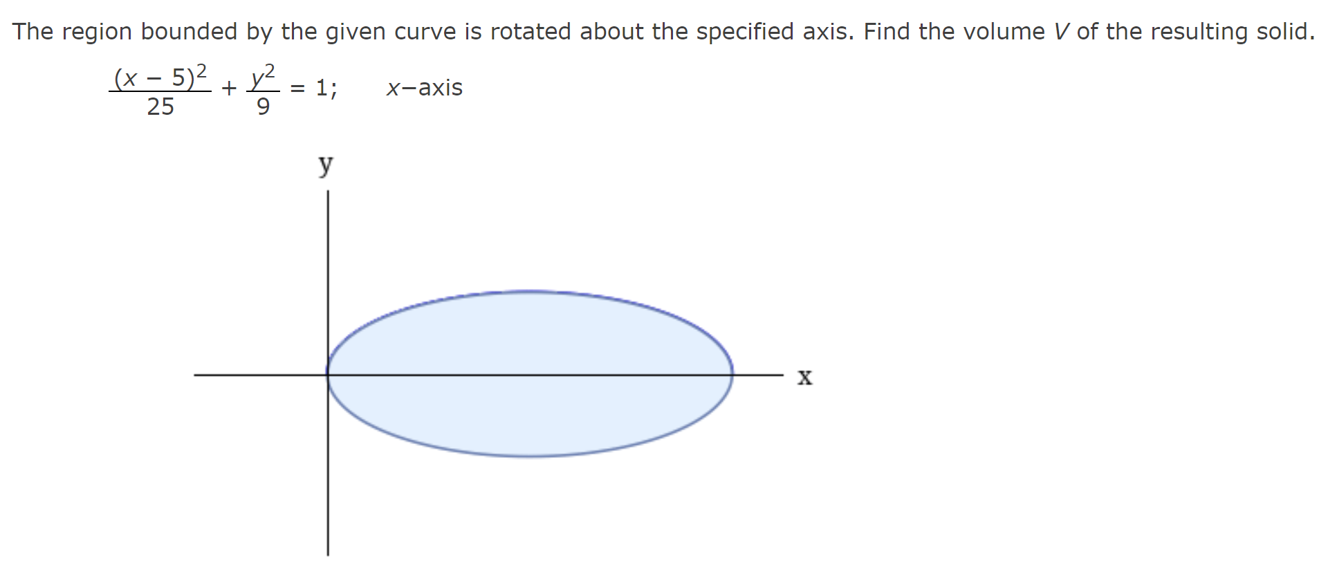 Solved The region bounded by the given curve is rotated | Chegg.com